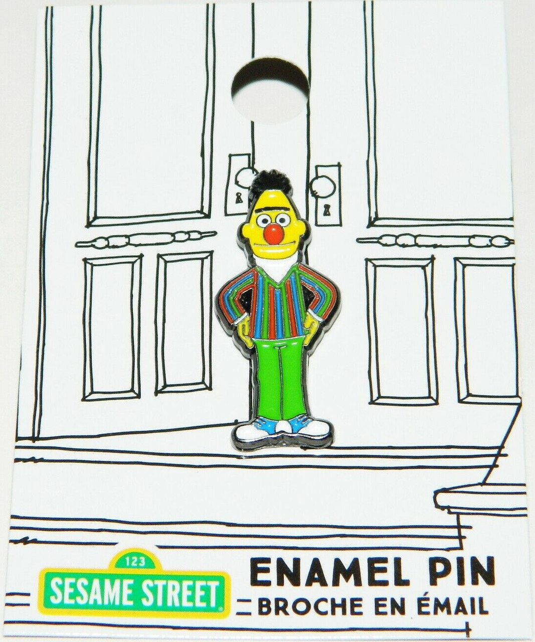 Sesame Street TV Show "Bert" of Bert & Ernie Enamel Pin -new - MTCToys.com