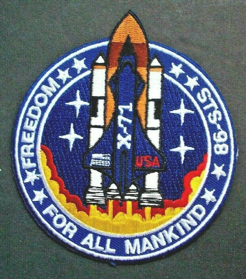 Armageddon Freedom STS-98 Flight Jacket Embroidered Mission Patch -new - MTCToys.com