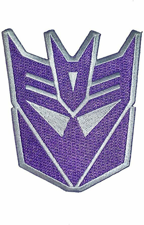 Transformers Decepticon Purple Logo Embroidered Patch -new - MTCToys.com