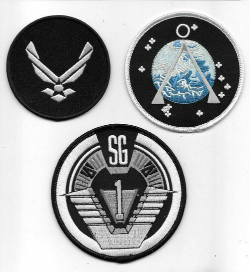 Stargate SG-1 Uniform Embroidered Patch Set (3 pieces) -new - MTCToys.com