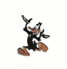 Daffy Duck "Confused" (Looney Tunes) Embroidered Patch -new - MTCToys.com