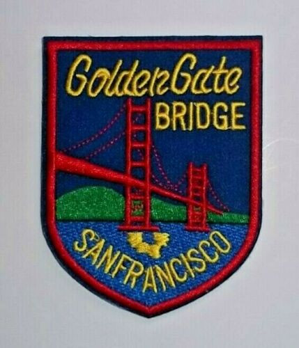 San Francisco Golden Gate Bridge Embroidered Patch - New - MTCToys.com