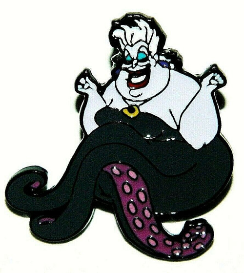 Walt Disney’s The Little Mermaid Ursula Metal Cloisonne Pin -New ...