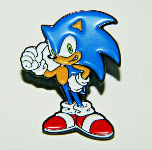 Sonic the Hedgehog "Thumbs Up" Enamel PIn - New - MTCToys.com