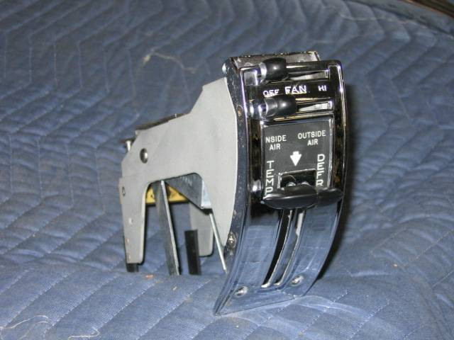 1956 Chevy Restored Deluxe Heater Control Panel