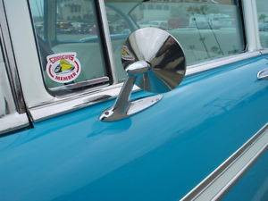 1955-57 Chevy Chrome Outside Door Mirror