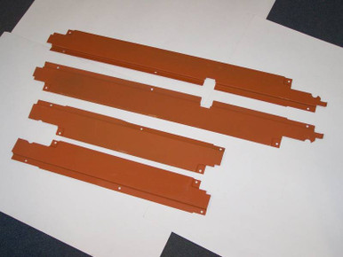 1956-57 4-Door Hardtop Rocker Panel Top Wiring Sill Trough Covers Set ...