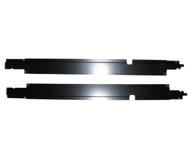 1955-57 2-Door Top Of Rocker Panel Sill Wiring Trough Covers Pair