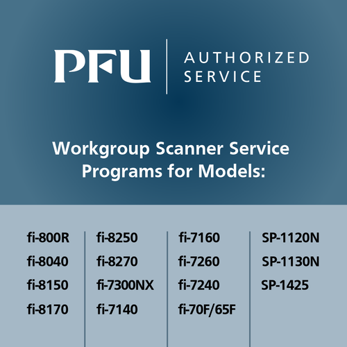 Ricoh Scanner Workgroup Service Programs | PFU Ricoh Store