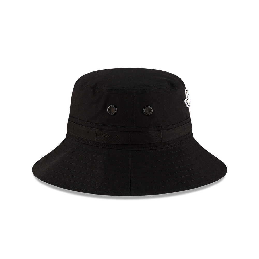 San Antonio Spurs Men's New Era Alpine X Spurs Bucket Hat - Black