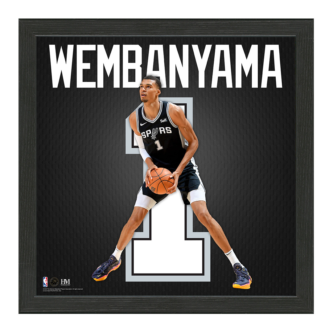 San Antonio Spurs Highland Mint 13" x 13" Victor Wembanyama Impact ...