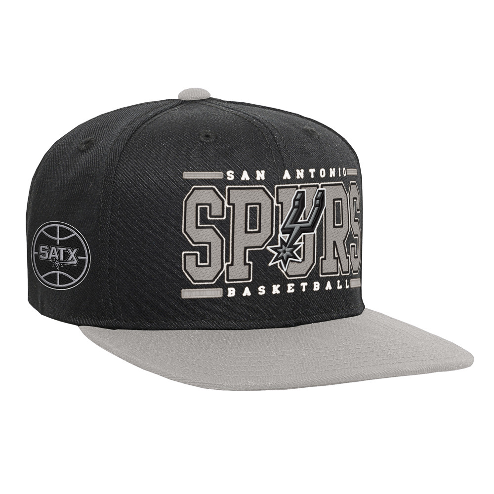 San Antonio Spurs Youth Retro Logos Cap - Black - The Official Spurs ...