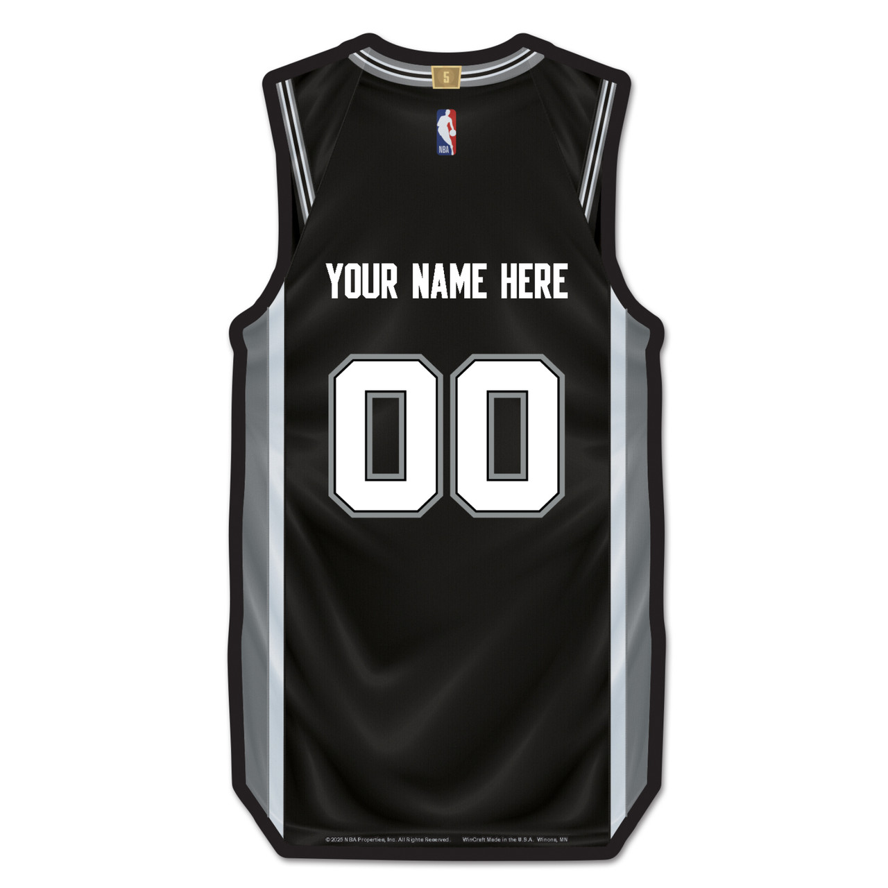 Copy of San Antonio Spurs WinCraft Custom Personalized 9" x 17" Wood ...