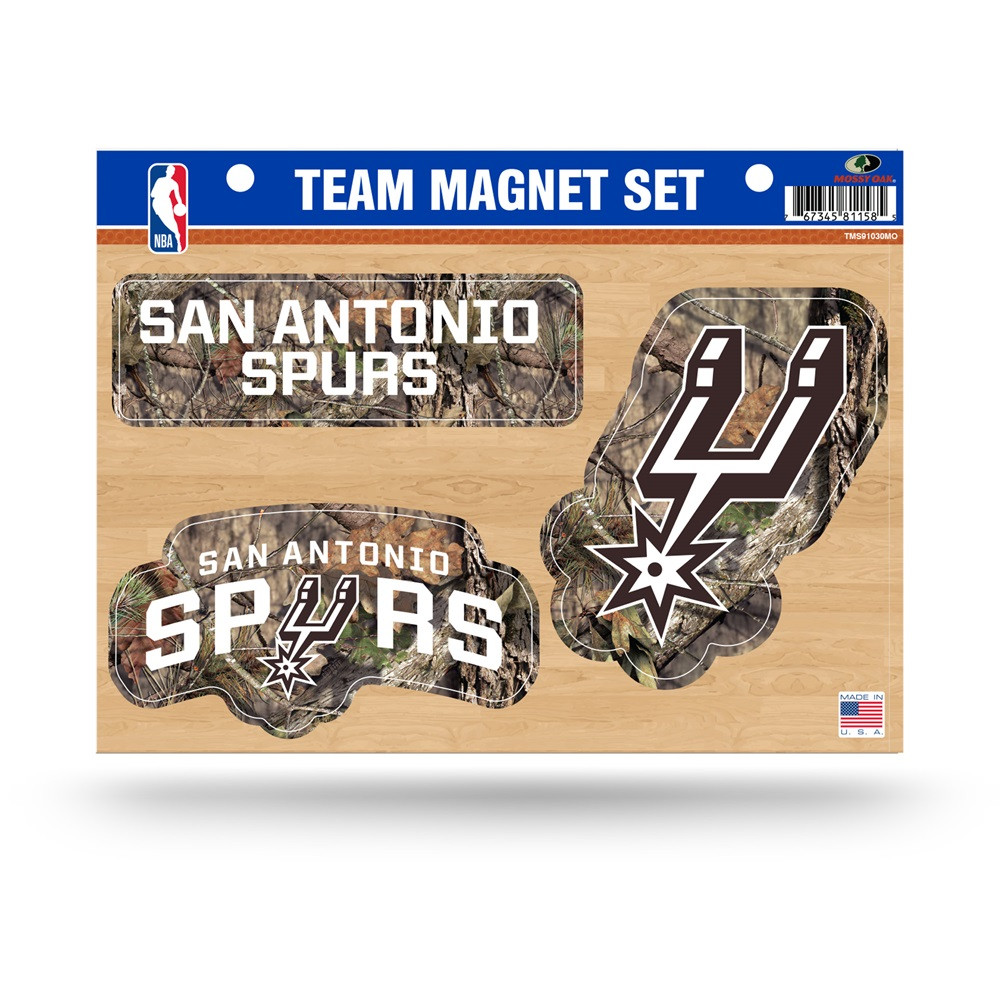 San Antonio Spurs Rico 3pc Team Magnet Sheet - Mossy Oak Camo