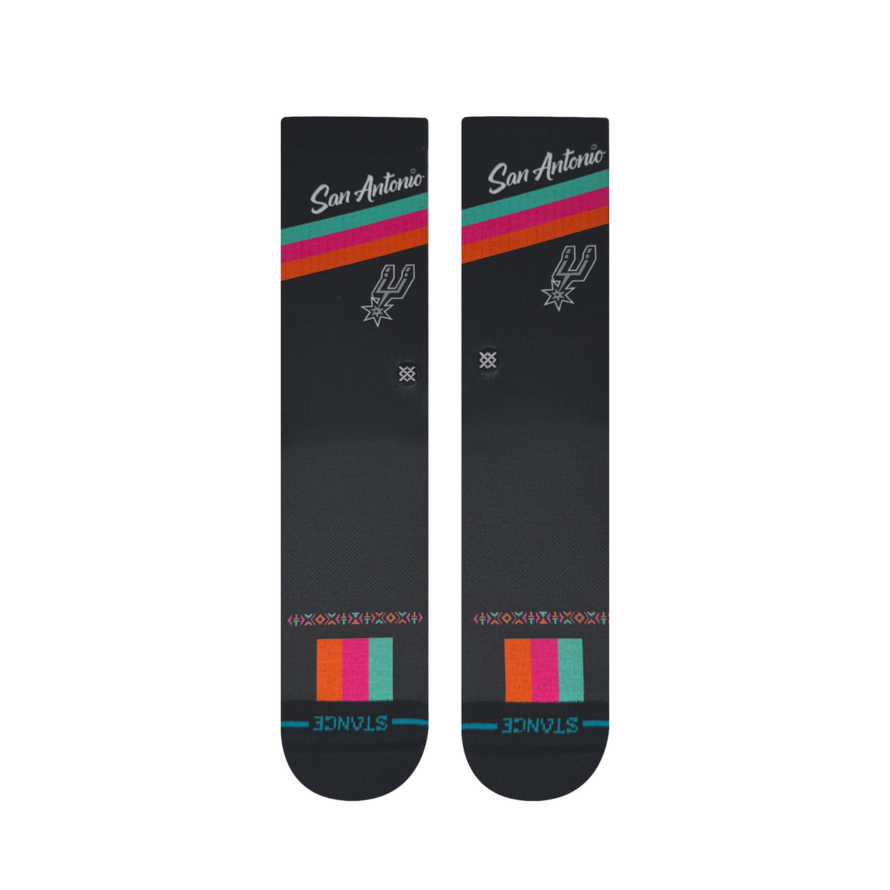 San Antonio Spurs Stance 2025-2026 City Edition Wordmark Socks - Black