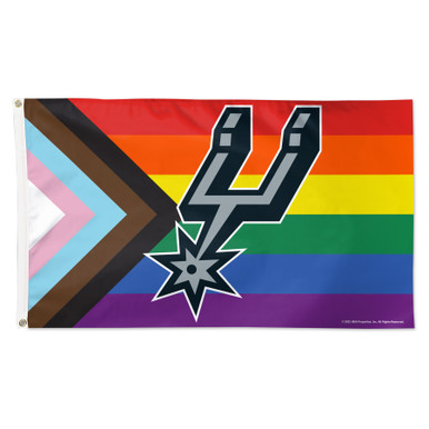 San Antonio Spurs Novelty WinCraft Pride Rainbow Banner - The Official ...