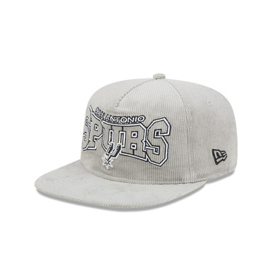 San Antonio Spurs Men's New Era Golfer Rope Throwback Snapback Cap - Gray