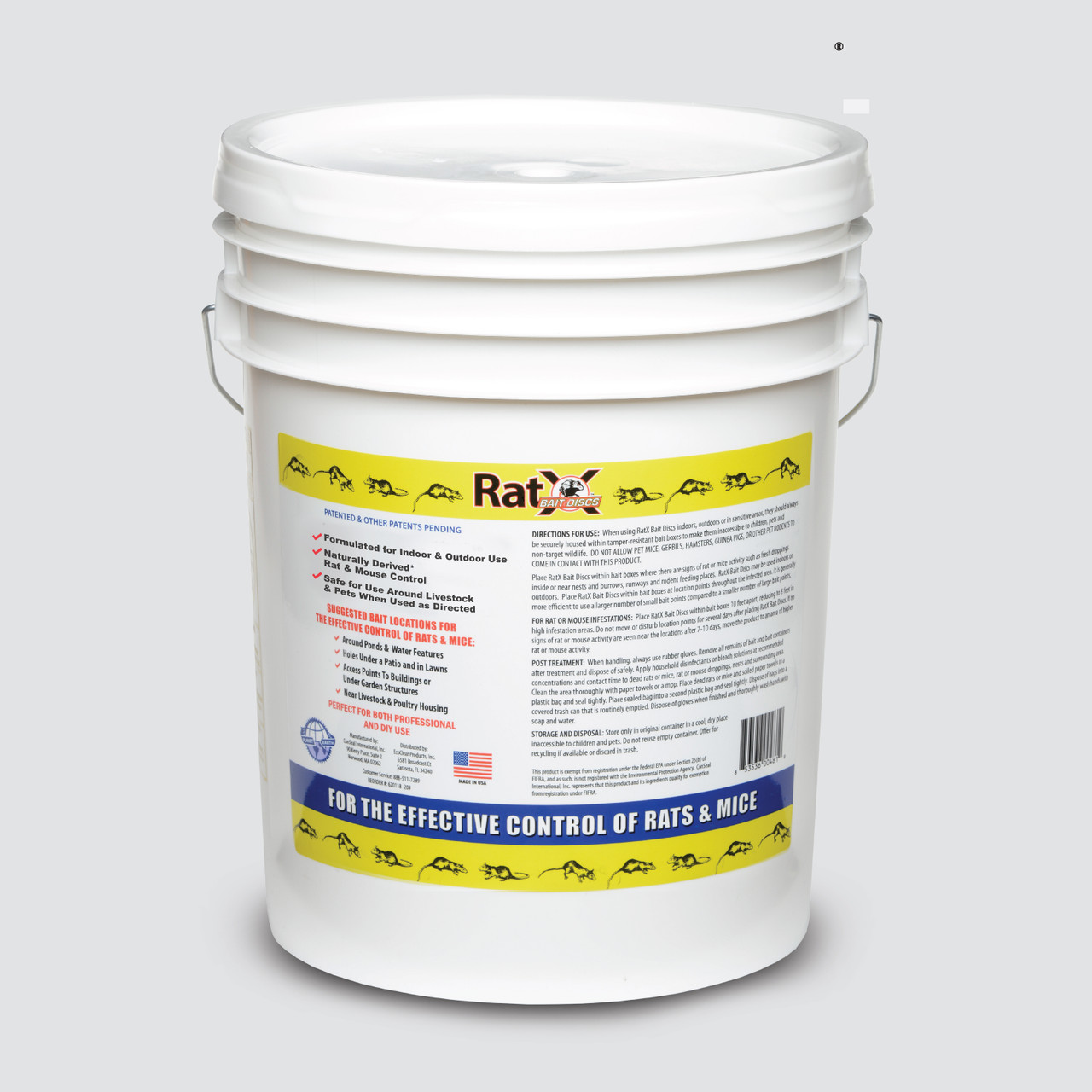 RatX Disc Bucket, 20 Lbs