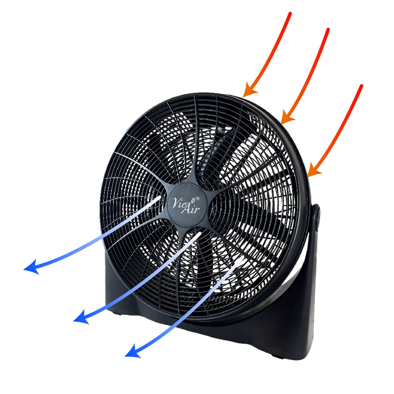 Vie Air 20 Inch High-Velocity 5 Blade Tilting Ultra Lightweight Turbo ...