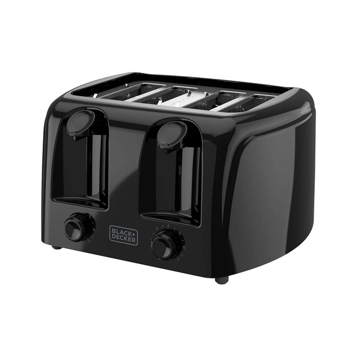 Black & Decker 4 Slice Toaster, Black