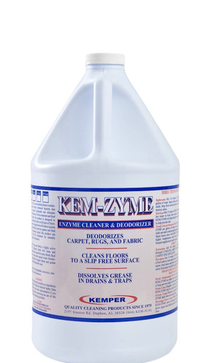 Kem-Zyme Cleaner & Deodorizer(Pack of 4 Gallon-Sized Bottles)