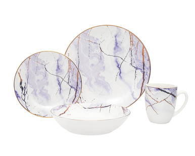 16 Piece Devon Dinnerware Set - Service for 4