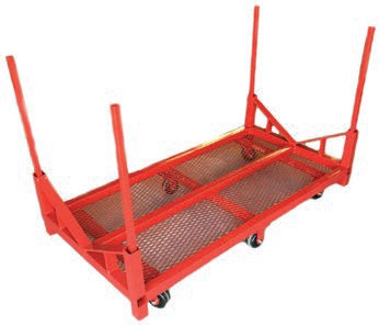 B&B 2015 Pipe Transport Cart w/V Attachment 2000 Lb. Cap.