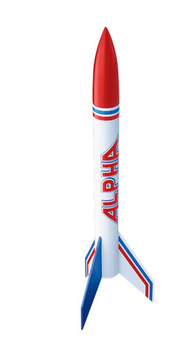 Estes 1225 Alpha Flying Model Rocket Kit - Intermediate - Family Land