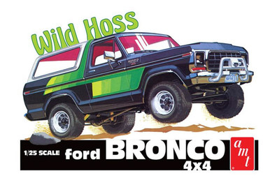 AMT 1304 1:25 1978 Ford Bronco "Wild Hoss" Plastic Model Kit - Family Land