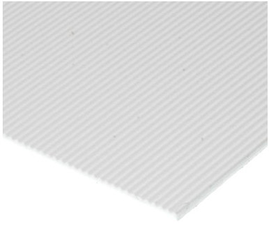Evergreen 4526 White Polystyrene Metal Siding Sheet (1.0mm thick) 1.0mm ...