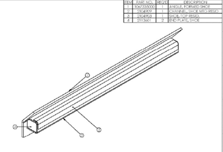 END PLATE SHOE - OneSource Parts LLC- Store