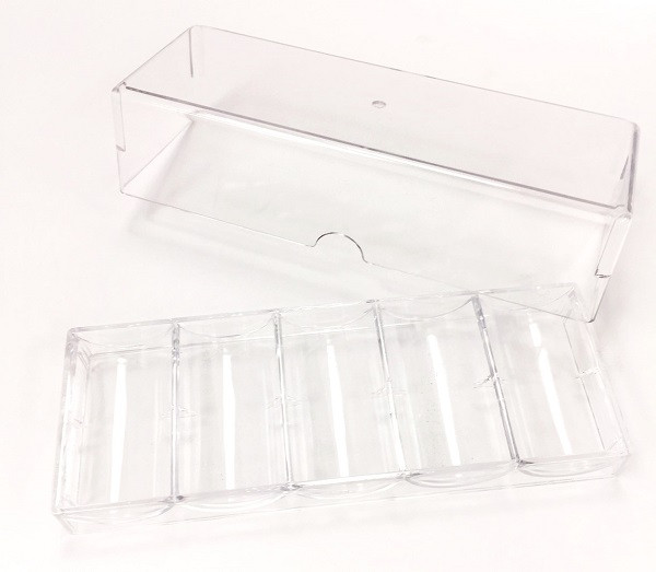 Chip Rack: Acrylic Chip Rack with Lift-Lid (Horizontal). Holds 100 4g ...
