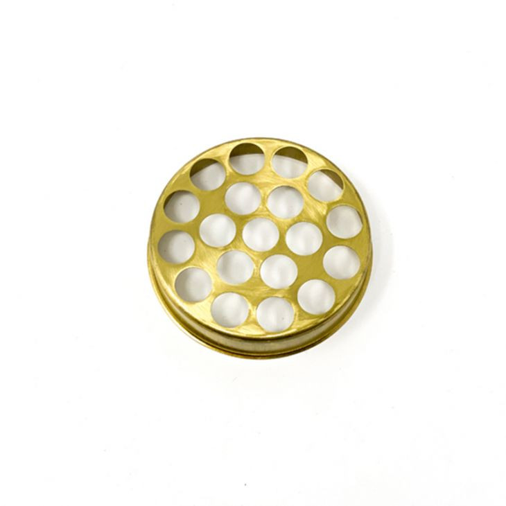 Ashtray Screen: Anodized Brass