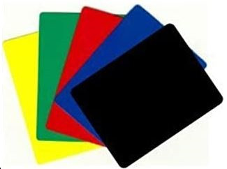 Poker Cut Cards Mixed Colors - Set of 20
