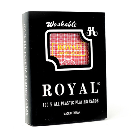 Royal Plastic Playing Cards: Narrow, Regular Index (Come in 2 Single ...