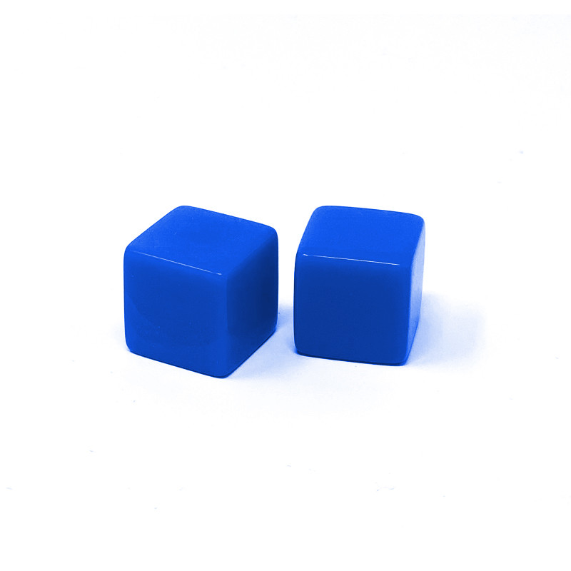 25mm Blue Opaque Blank