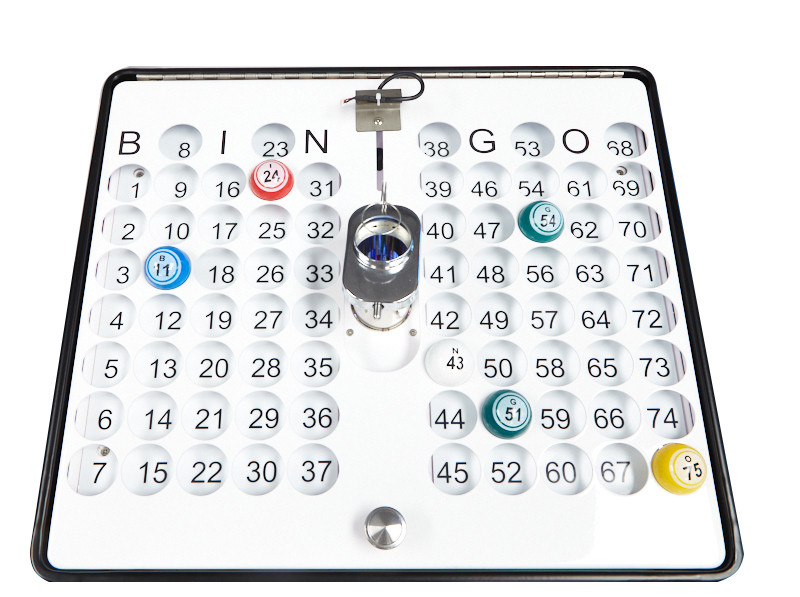 Midnight Black Bingo Blower with Verifier