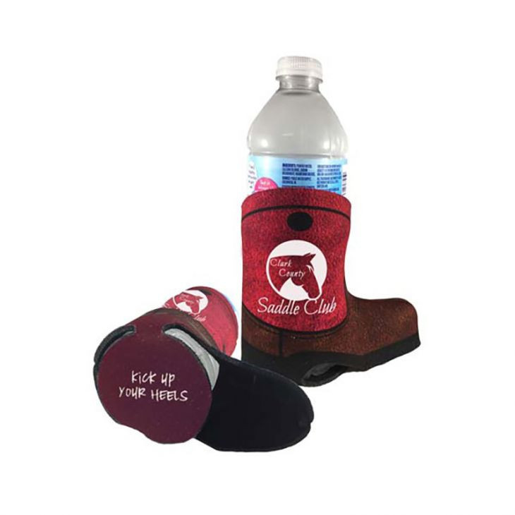 Novelty cowboy boot can cooler