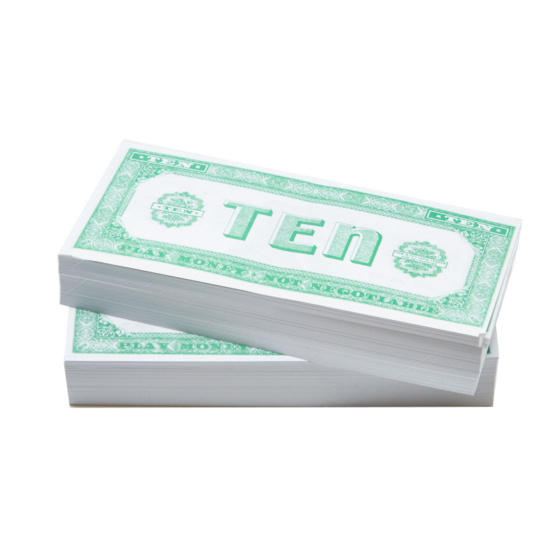 $10 Bills - Play Money Bundle of 1000 bills