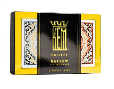 Kem Paisley Playing Cards: Bridge, Regular Index, 2-Deck Set