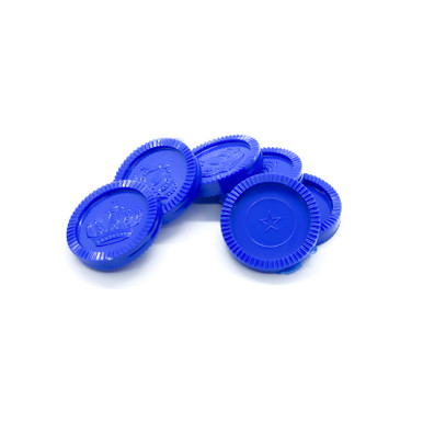 1-1/4" Blue Crown Checkers