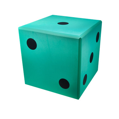 12" Green Jumbo Foam Dice