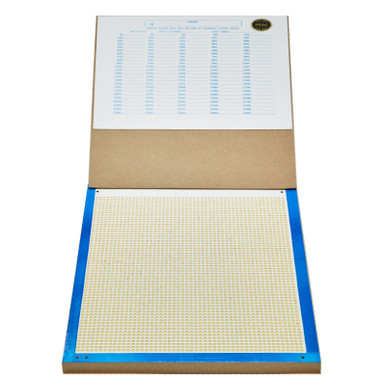 2500 Book Cover Punch Board