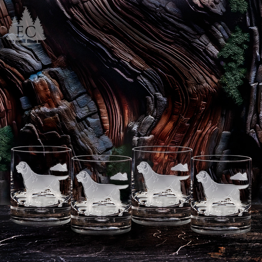 Golden Retriever Crystal Rocks Glasses (Set of 4) | Grace and Dignity ...