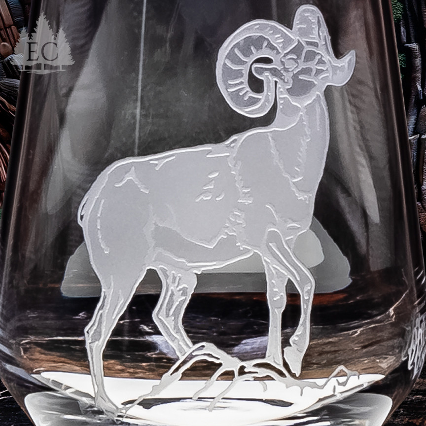 Hoofed Quartet Crystal Stemless Wine Glasses (Set of 4) - Wonders of ...