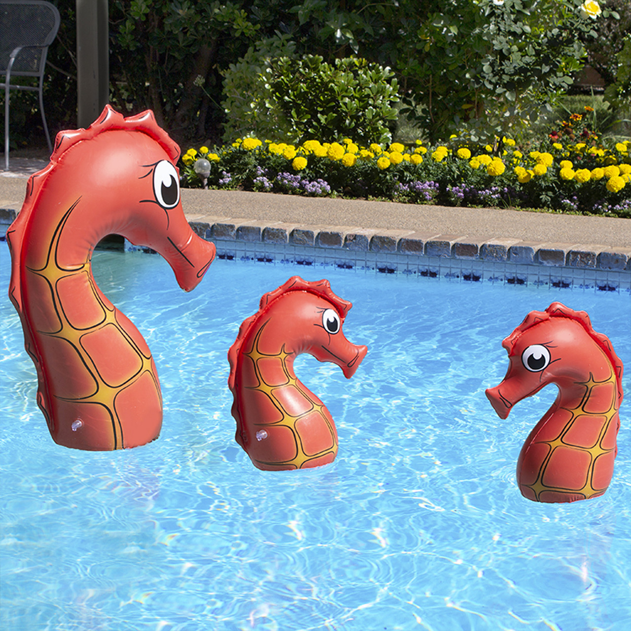 Poolmaster Seahorse Family Pool Décor – 3PK - Westwood Pool Company