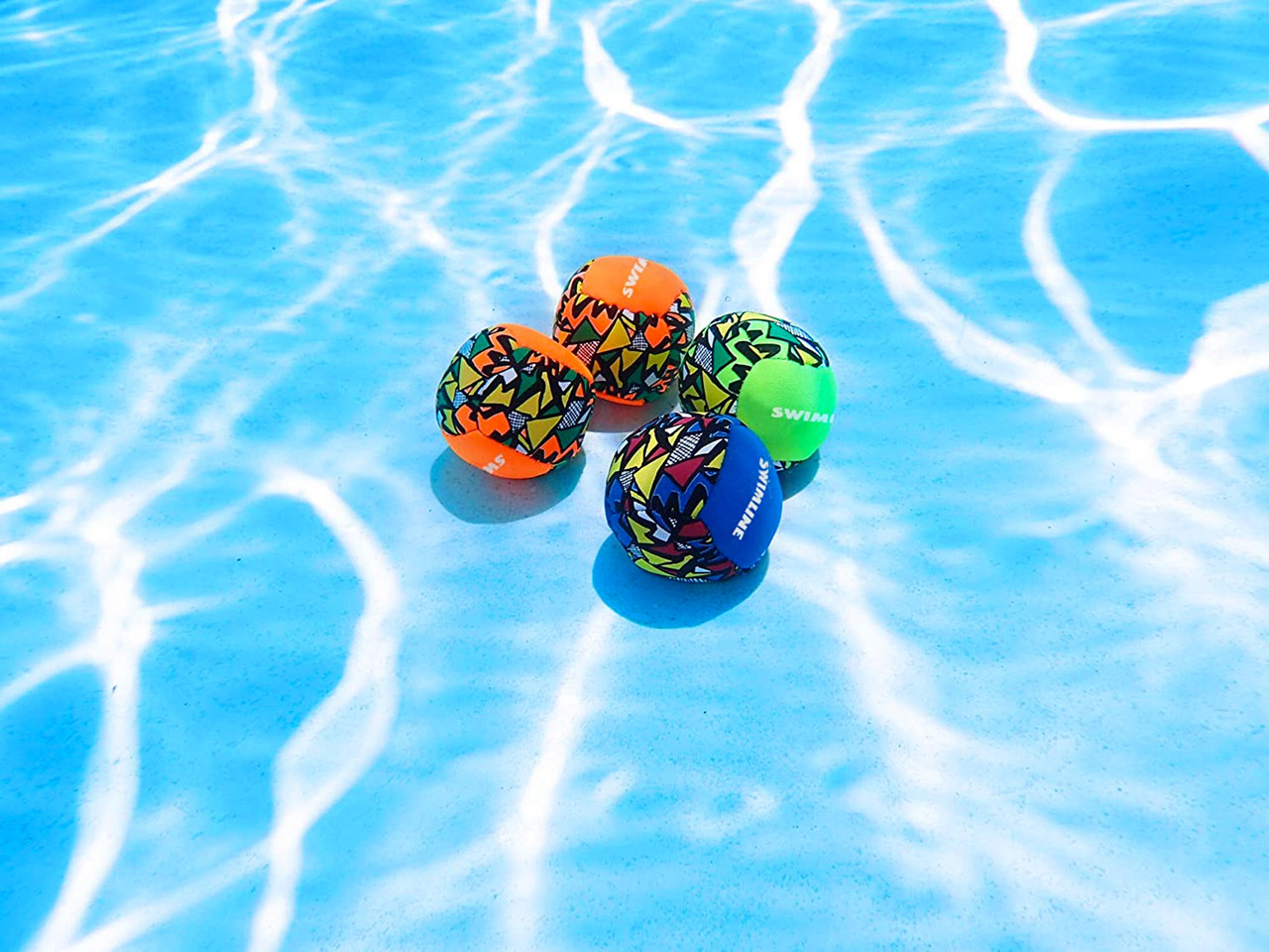 Swimline Neon Neoprene Dive Balls - Westwood Pool Company