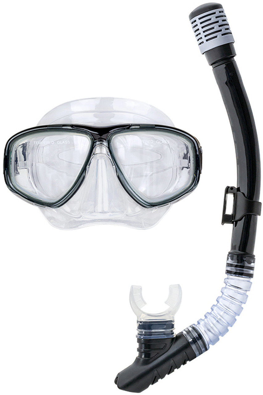 Poolmaster Mask / Snorkel Dive Set - Black - Westwood Pool Company