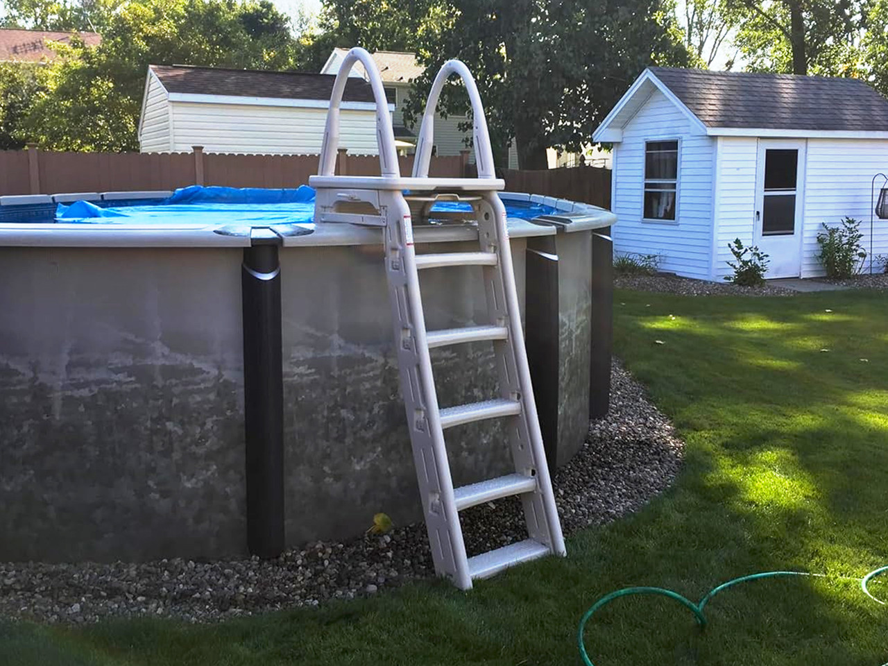 Roll-Guard A-Frame Safety Ladder - Westwood Pool Company