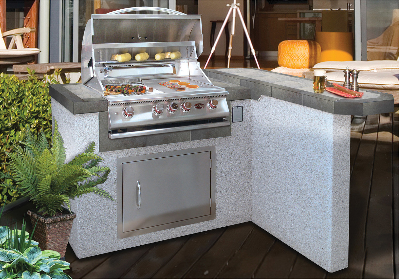 Cal Flame LBK-401-L BBQ Island - Westwood Pool Company